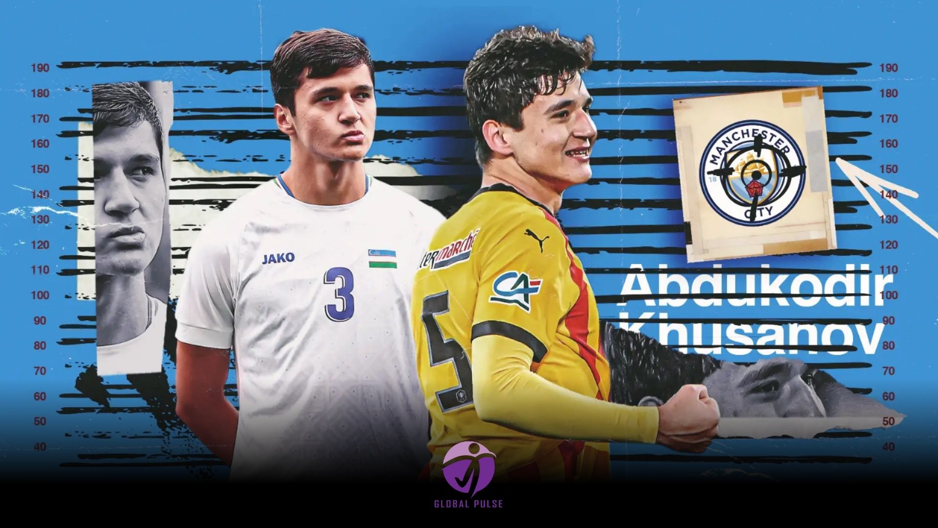 Manchester City have signed Uzbekistan defender Khusanov from Lens ...